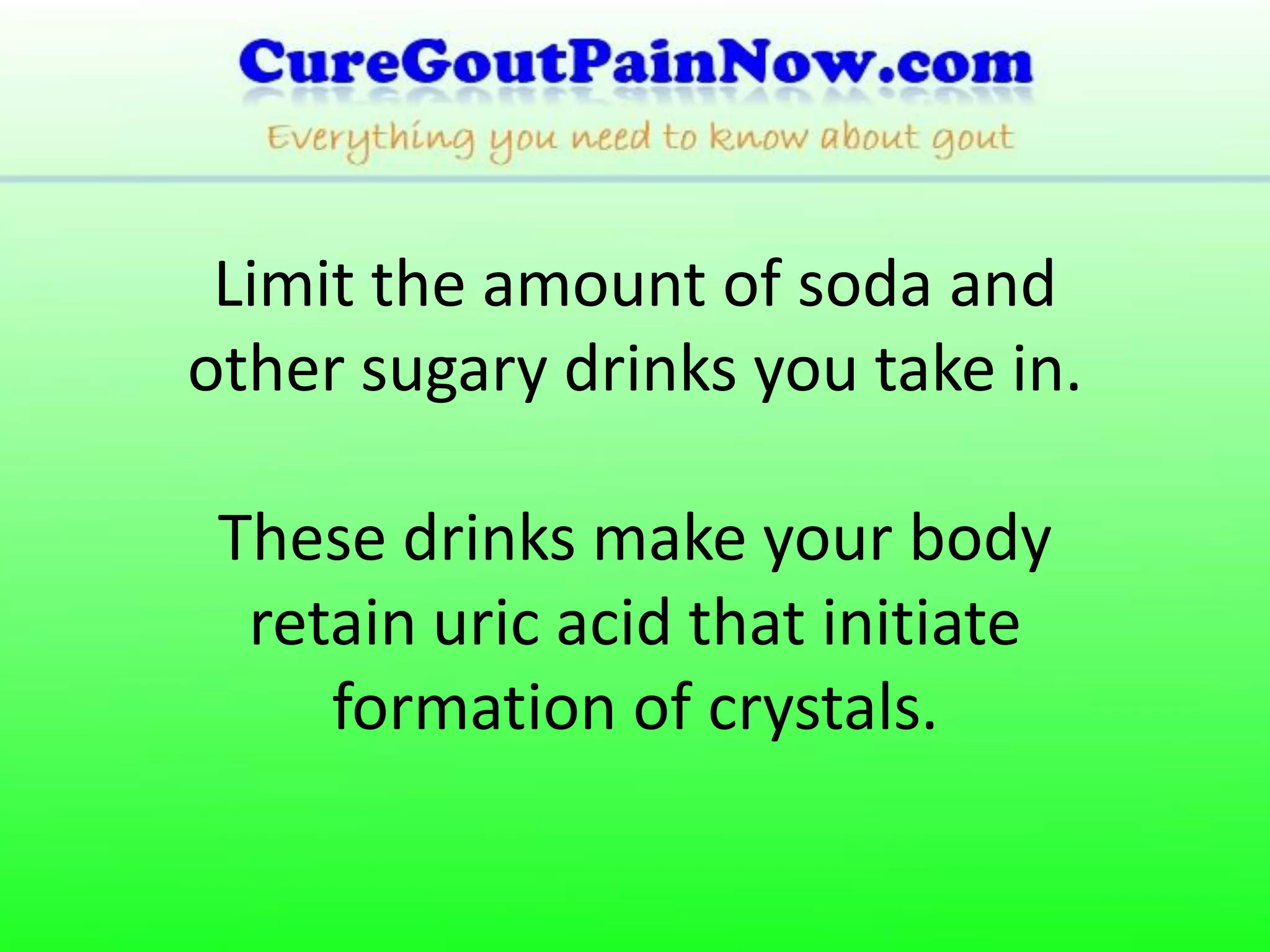 Uric Acid Treatment | PPT