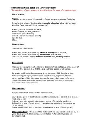 Urie Bronfenbrenner biology and theory | PDF