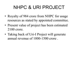 Uri hydel power project | PPTX