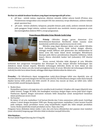 Urinalisis | DOCX