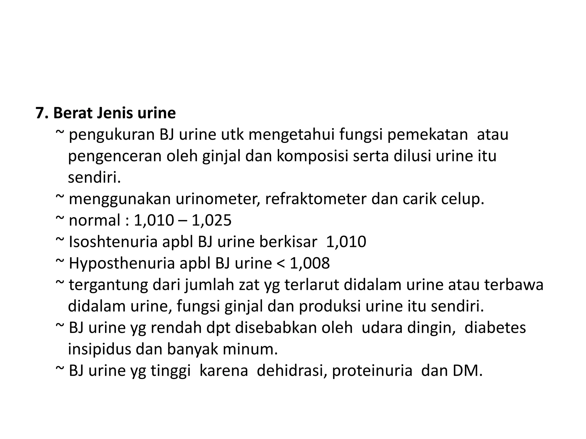 PEMERIKSAAN URINE (Urinalisis) | PPTX