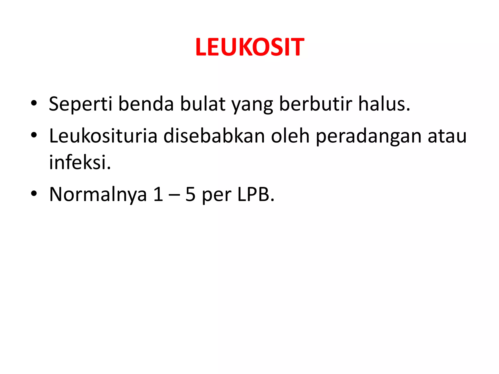 PEMERIKSAAN URINE (Urinalisis) | PPTX