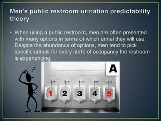 Urinal selection predictability | PPT