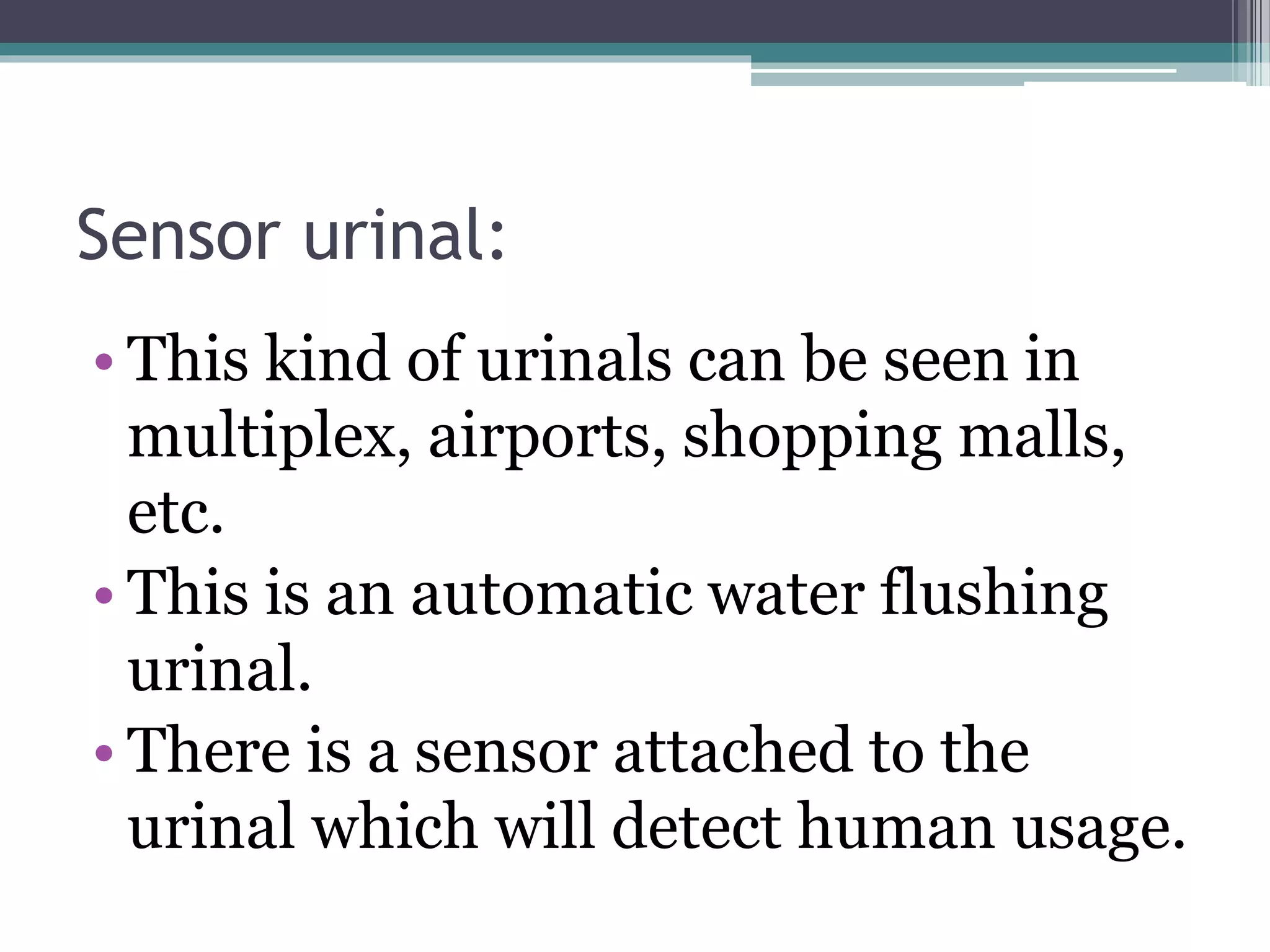 Urinals (presentation) | PPTX