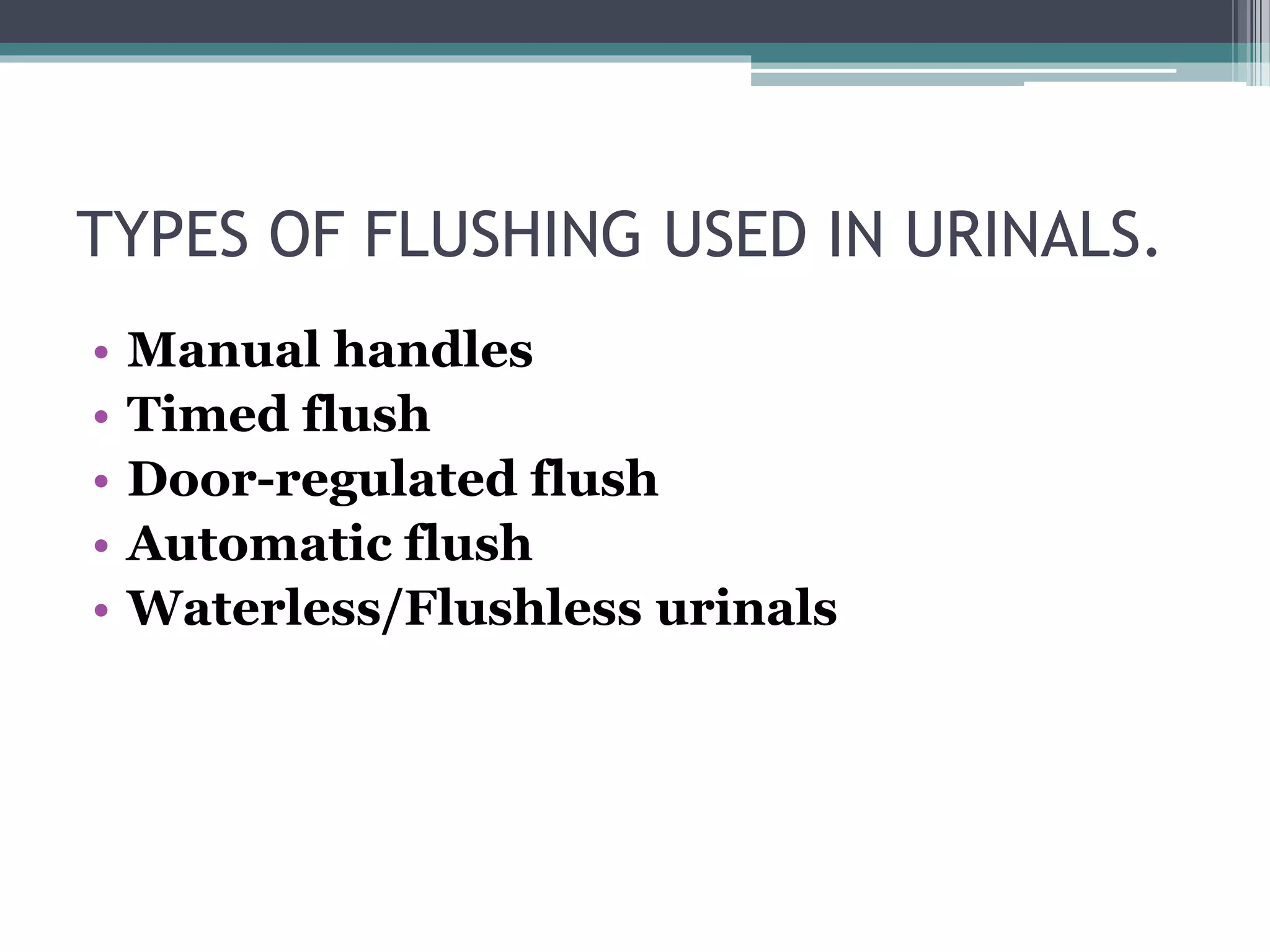 Urinals (presentation) | PPTX