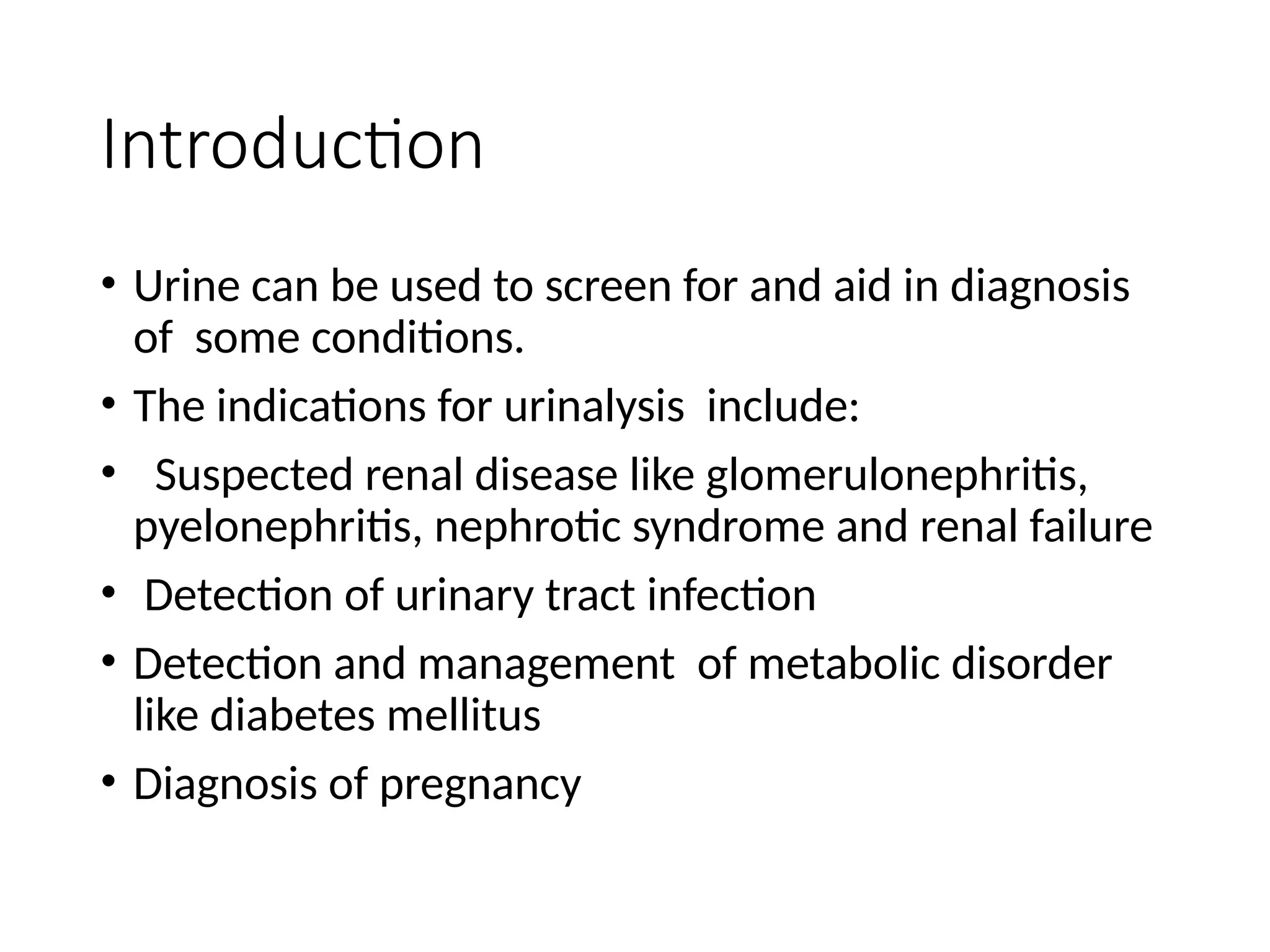 Slide on Urine analysis and urine microscopy | PPTX