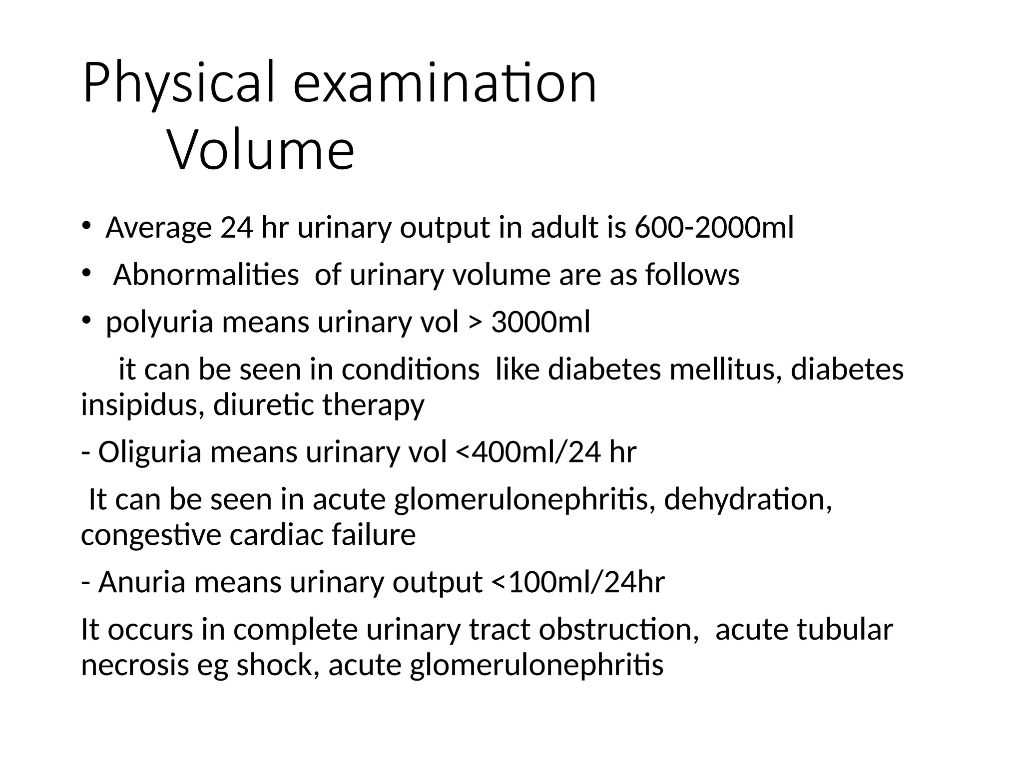 Slide on Urine analysis and urine microscopy | PPT