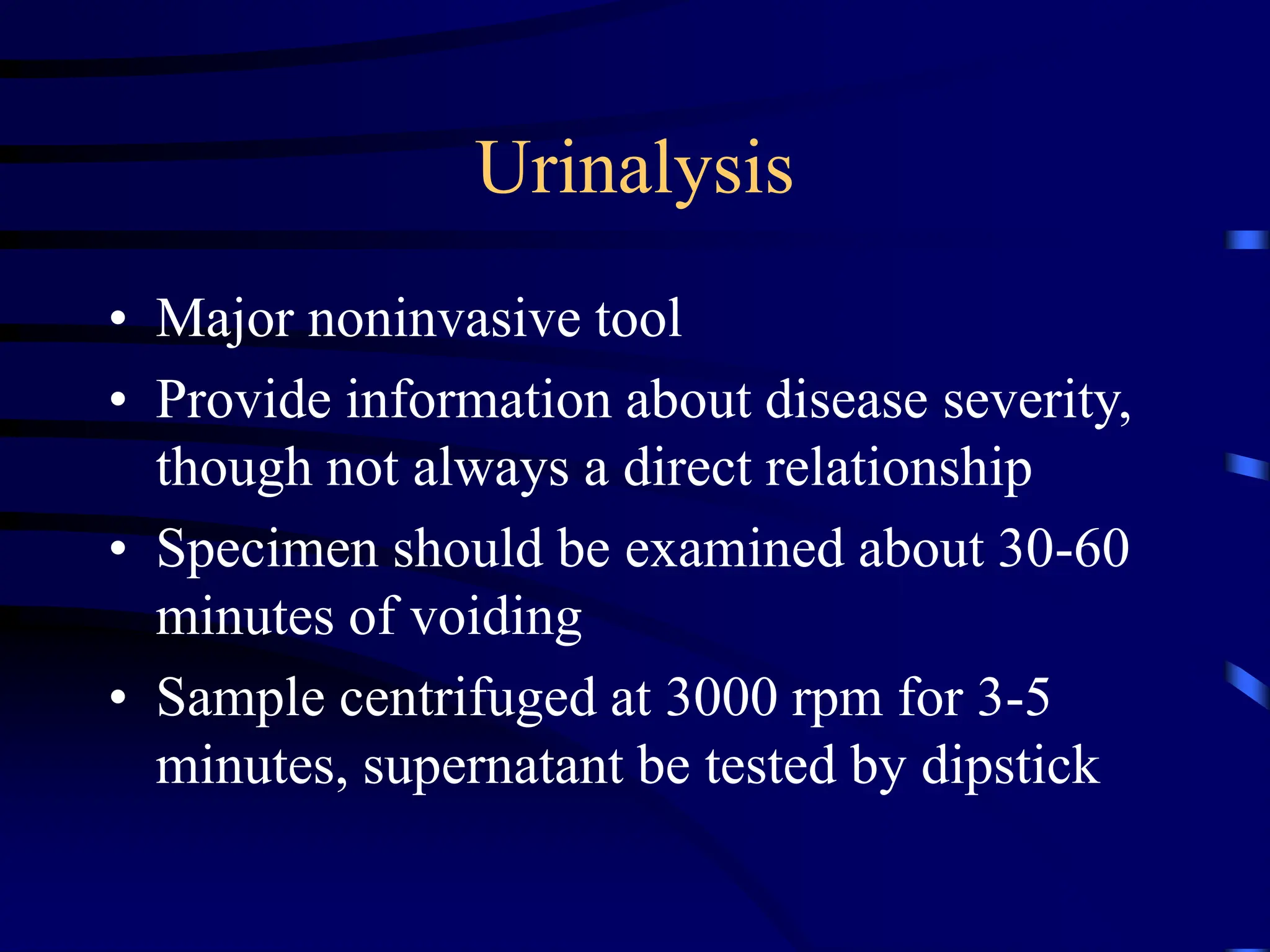 Urinalysis; urine examination in the lab.ppt