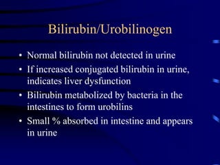 Urinalysis; urine examination in the lab.ppt