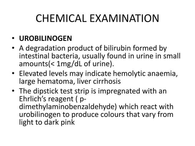 URINALYSIS CHEM PATH.pptx | Medical Tests | Medical Health
