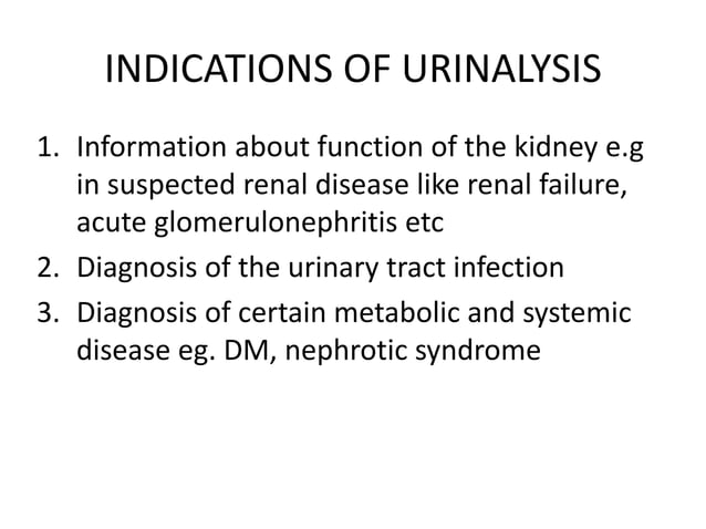 URINALYSIS CHEM PATH.pptx | Medical Tests | Medical Health