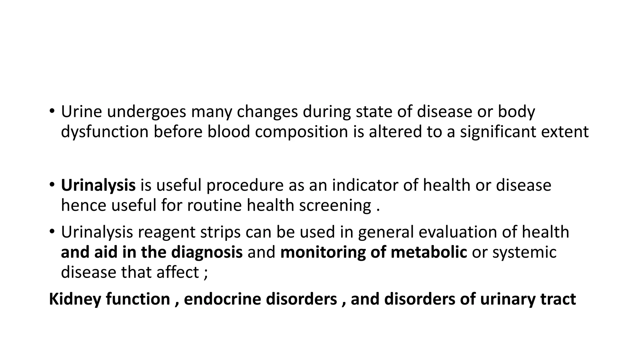 Urinalysis principle | PPT