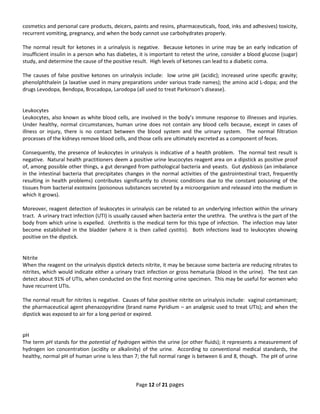 Urinalysis results interpretation | PDF
