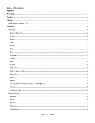 Urinalysis results interpretation | PDF