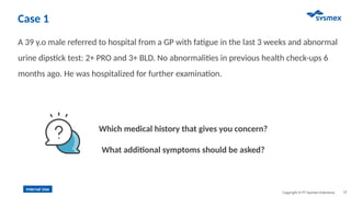 Urinalysis Sysmex - Clinical Pathology Resident Program | PPT