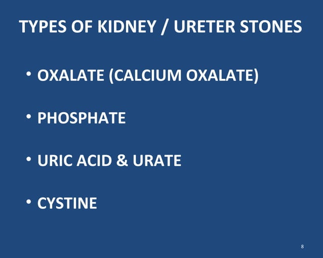 Urinary calculi | PPT | Digestive Disorders | Diseases and Conditions
