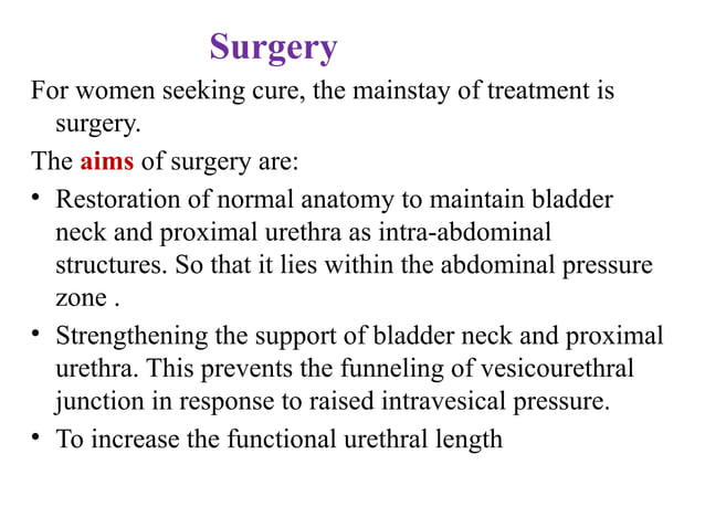 Urinary-incontenince.pptx urge and stress incontinence | PPT