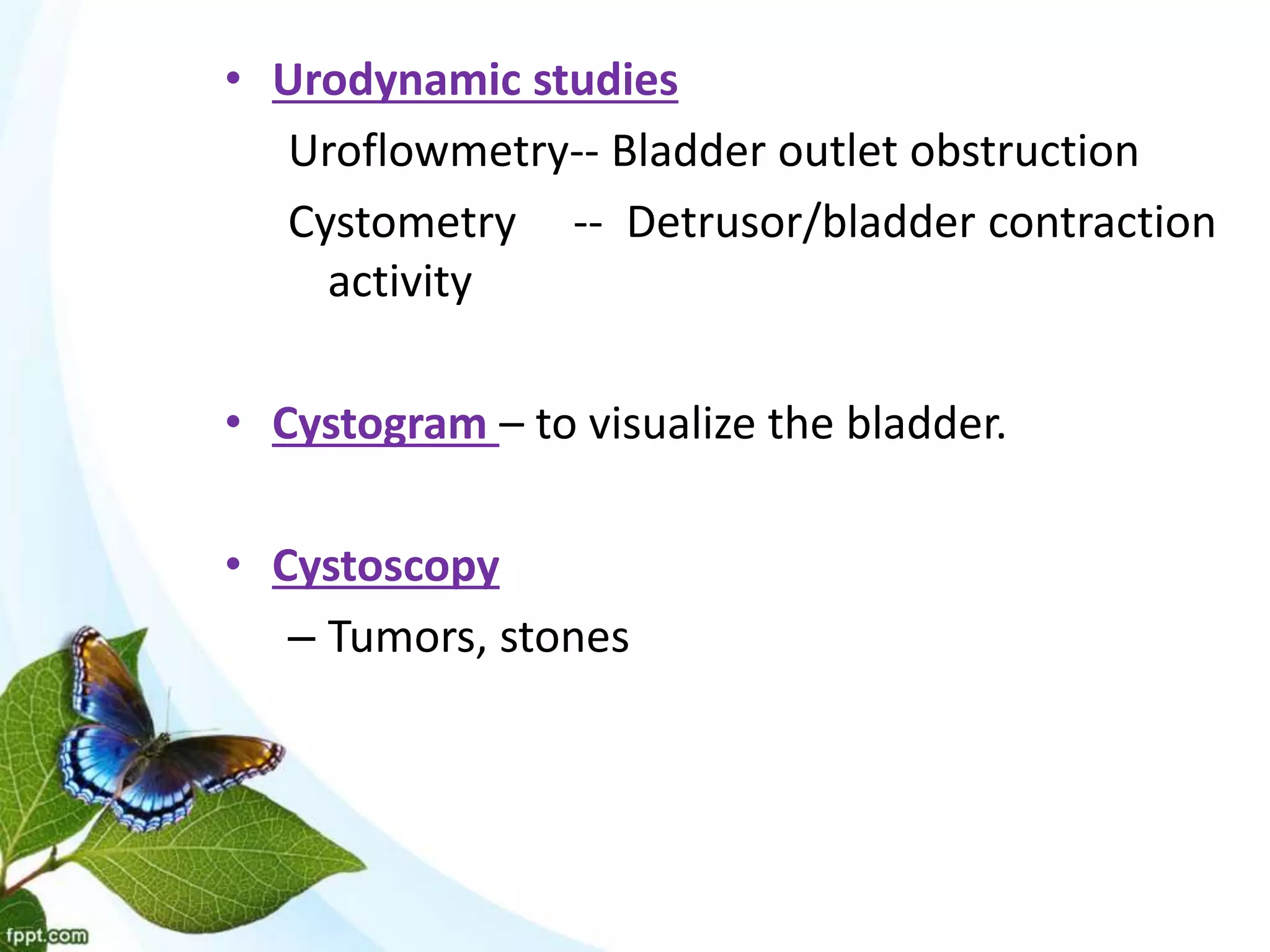 Urinary incontinence | PPTX