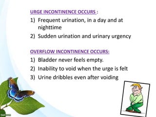 Urinary incontinence | PPTX