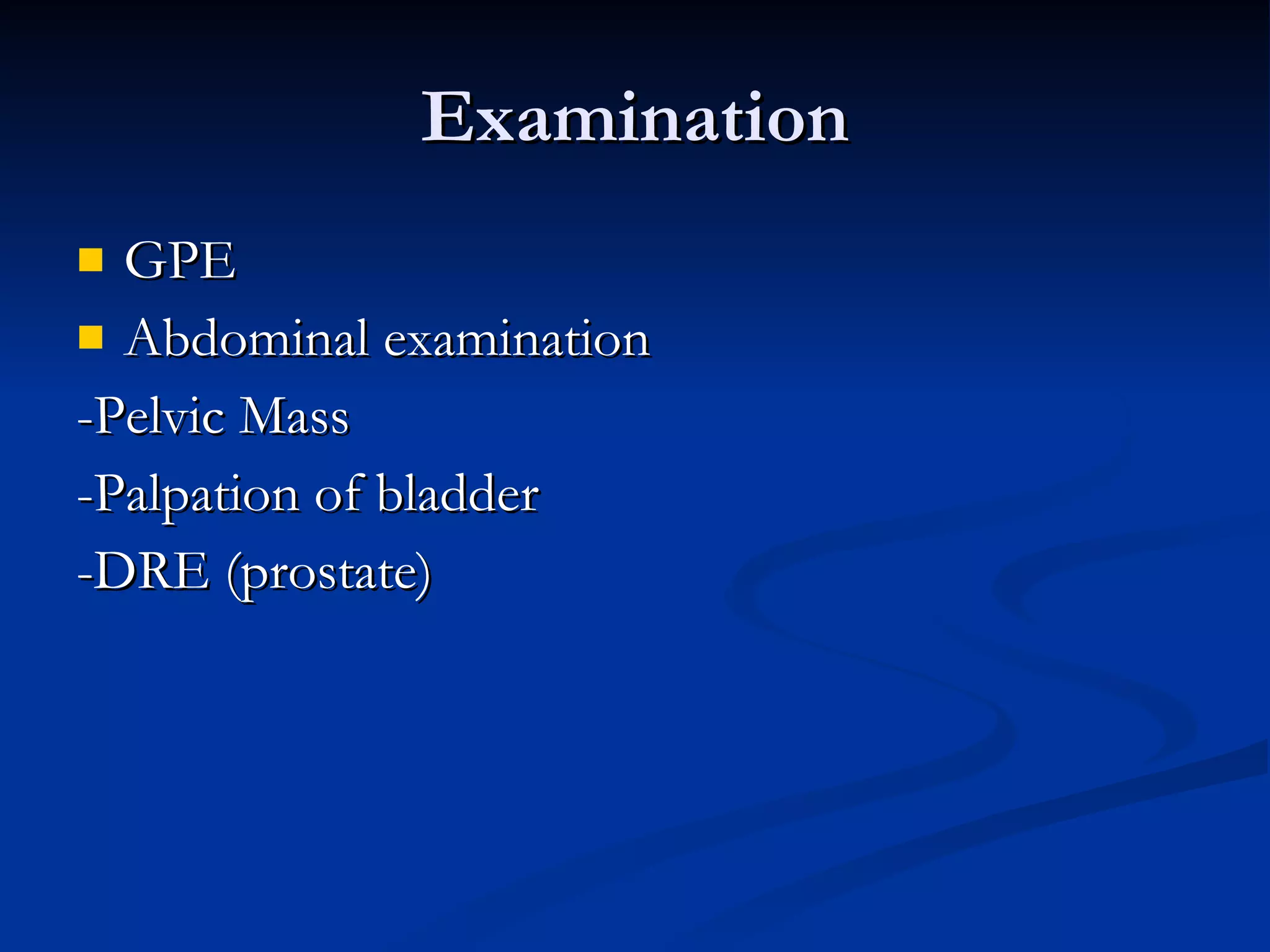 Urinary Outflow Obstruction | PPT