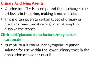 Urinary Acidifiers and Alakalinizers.pptx