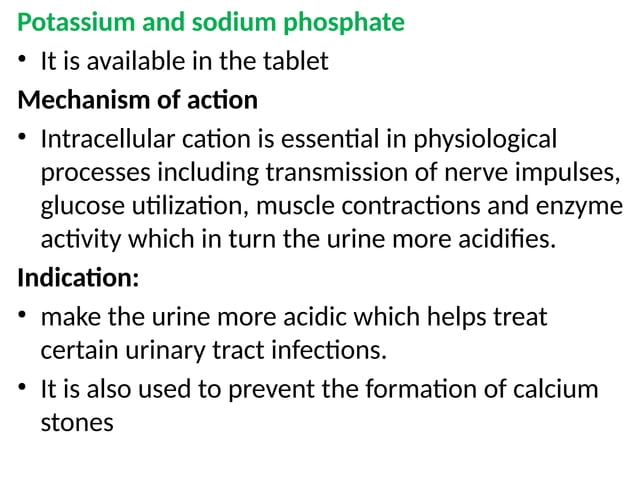 Urinary Acidifiers and Alakalinizers.pptx