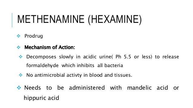 Drugs Used in Urinary Tract Infection