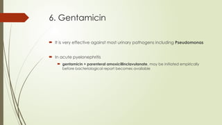 DRUGS USED IN UTI OR URINARY ANTISEPTICS | PPTX
