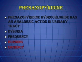 Urinary antiseptics pharmacology_05_04_13_dr_javeria_ | PDF