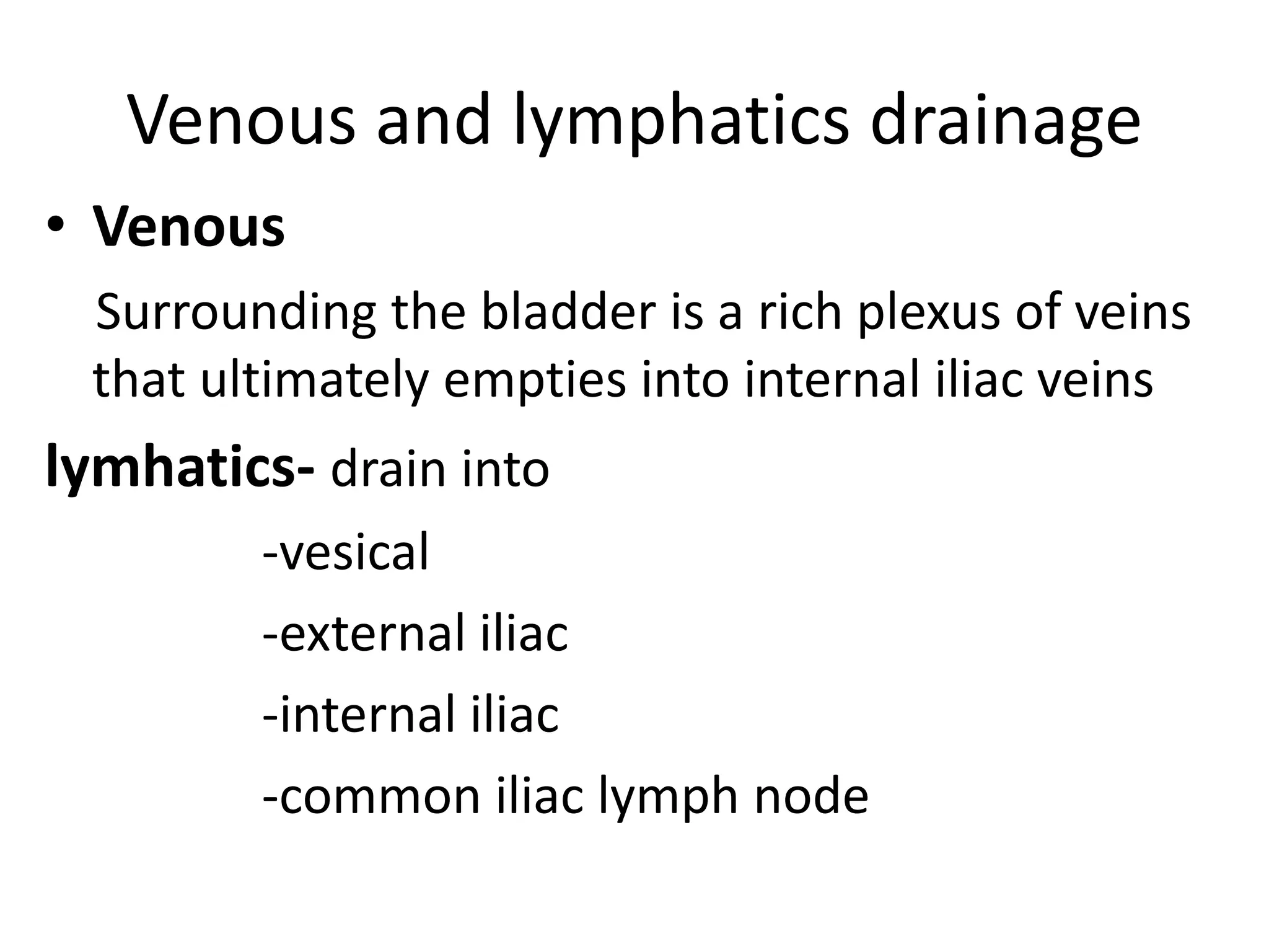 Urinary bladder anatomy and physiology | PPTX