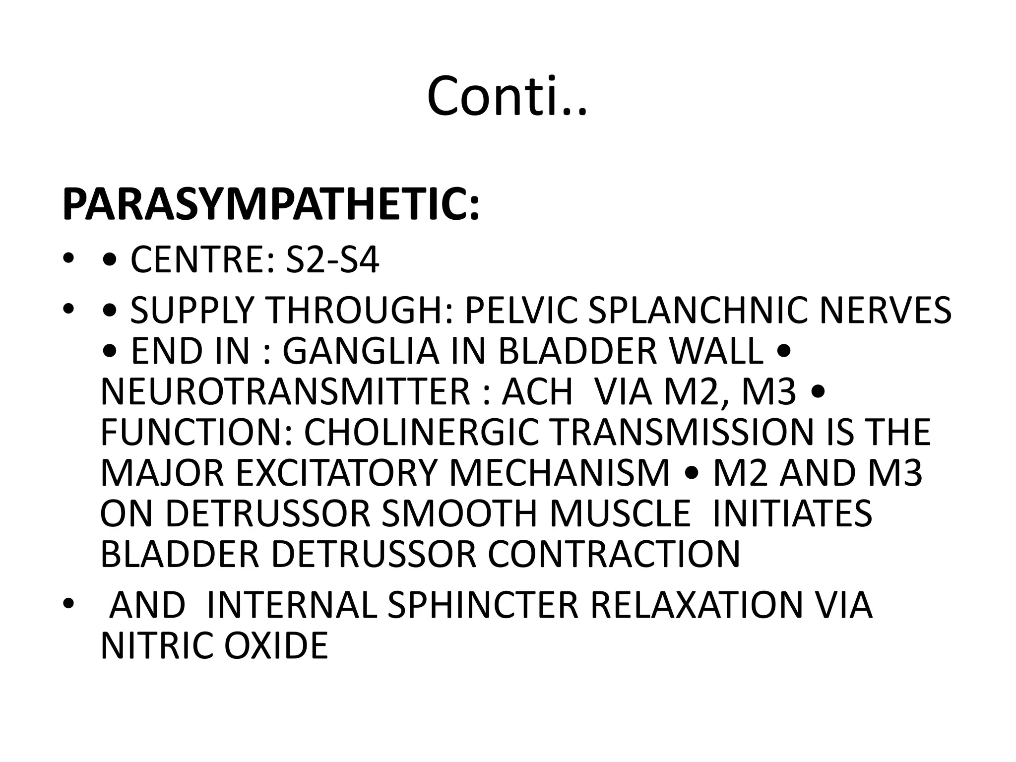 Urinary bladder anatomy and physiology | PPTX