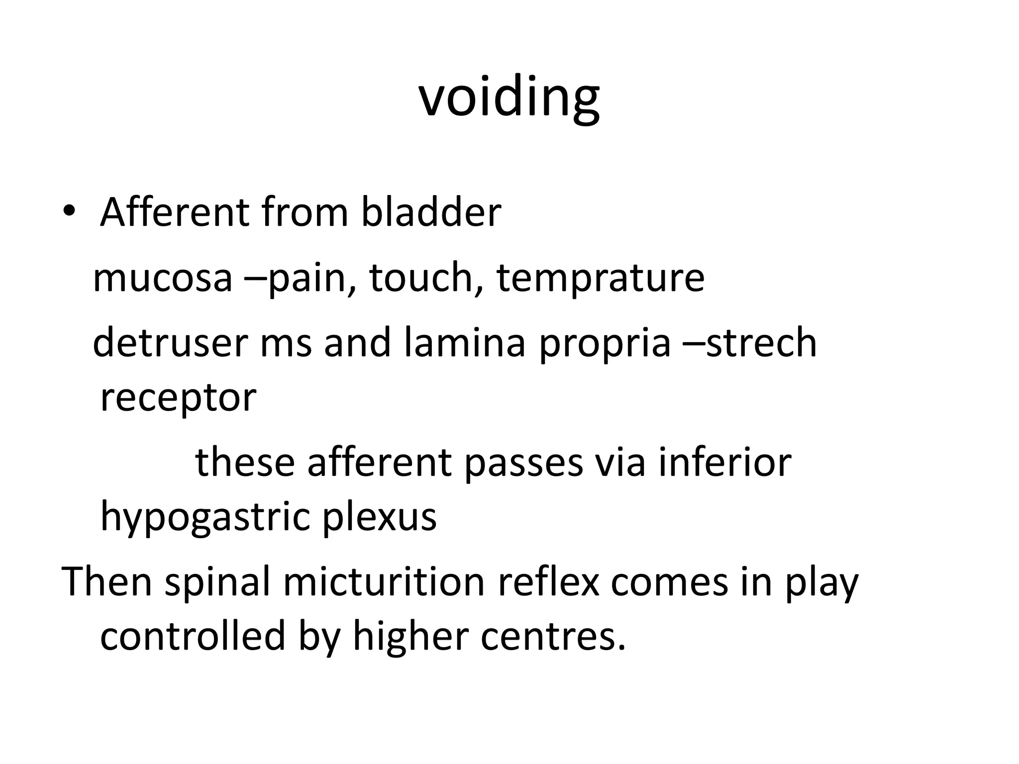 Urinary bladder anatomy and physiology | PPTX