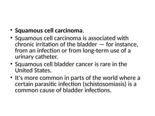 urinary bladder and renal carcinoma.pptx