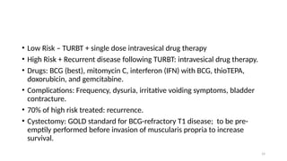 Urinary bladder carcinoma - for bs upload.pptx