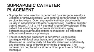 Urinary bladder catheters aaron | PPTX