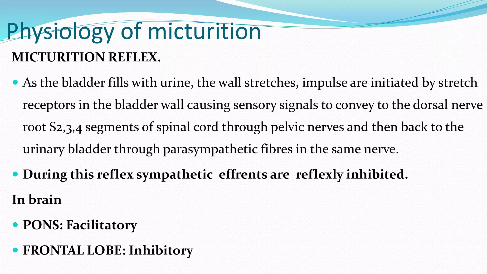 Urinary bladder dysfunction in neurosuregry | PPT