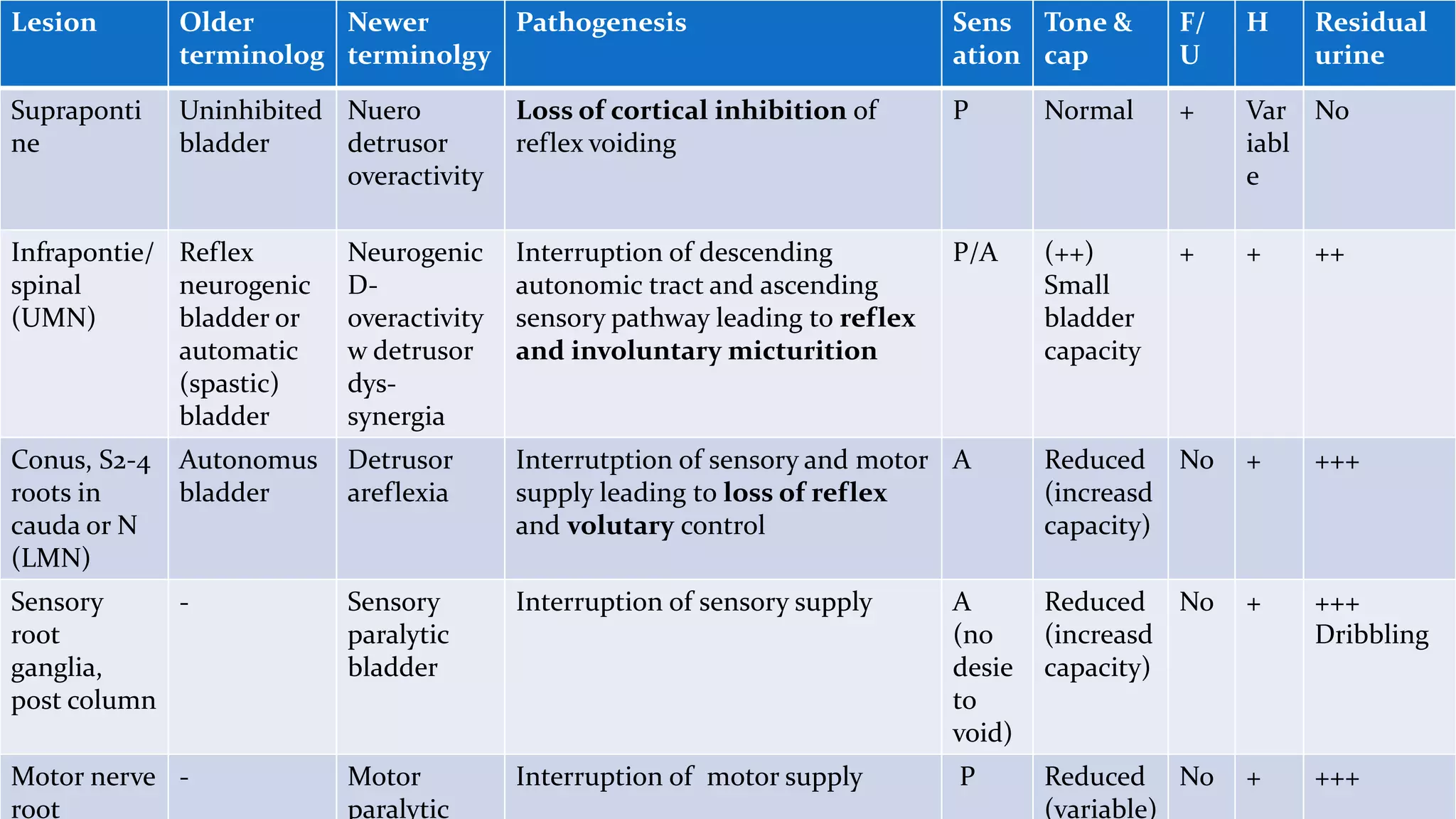 Urinary bladder dysfunction in neurosuregry | PPTX | Brain and Nervous ...