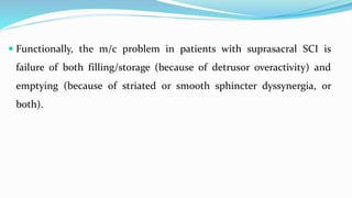 Urinary bladder dysfunction in neurosuregry | PPTX