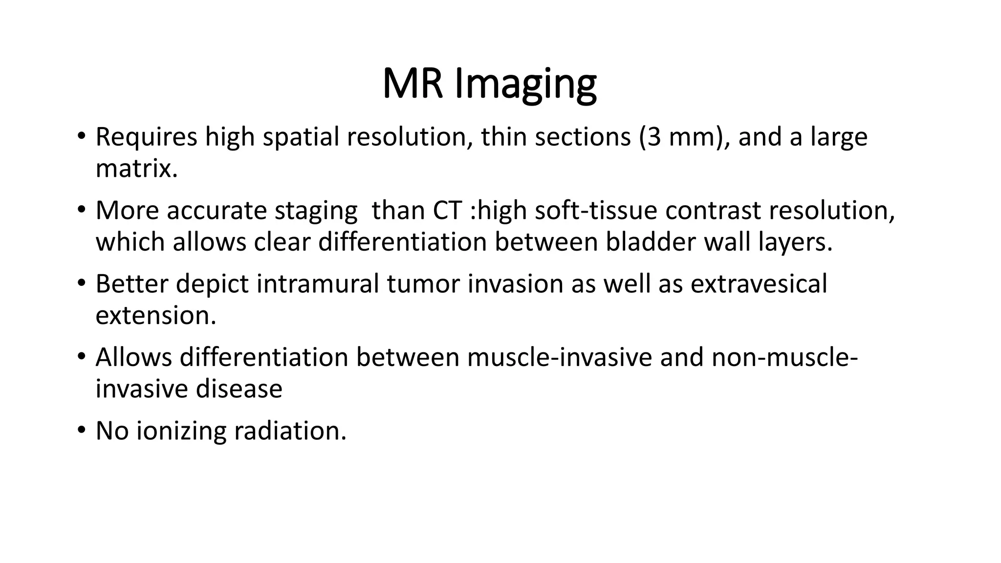 Urinary bladder pathology radiology | PPTX