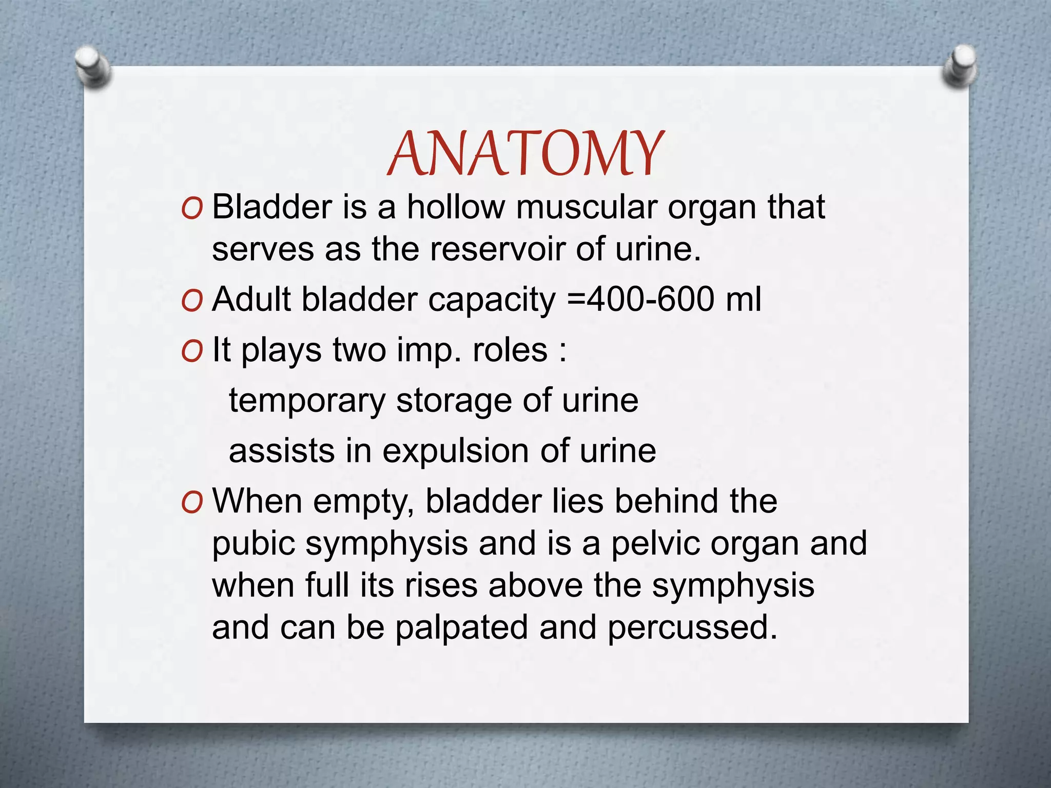 Urinary bladder tumors | PPTX
