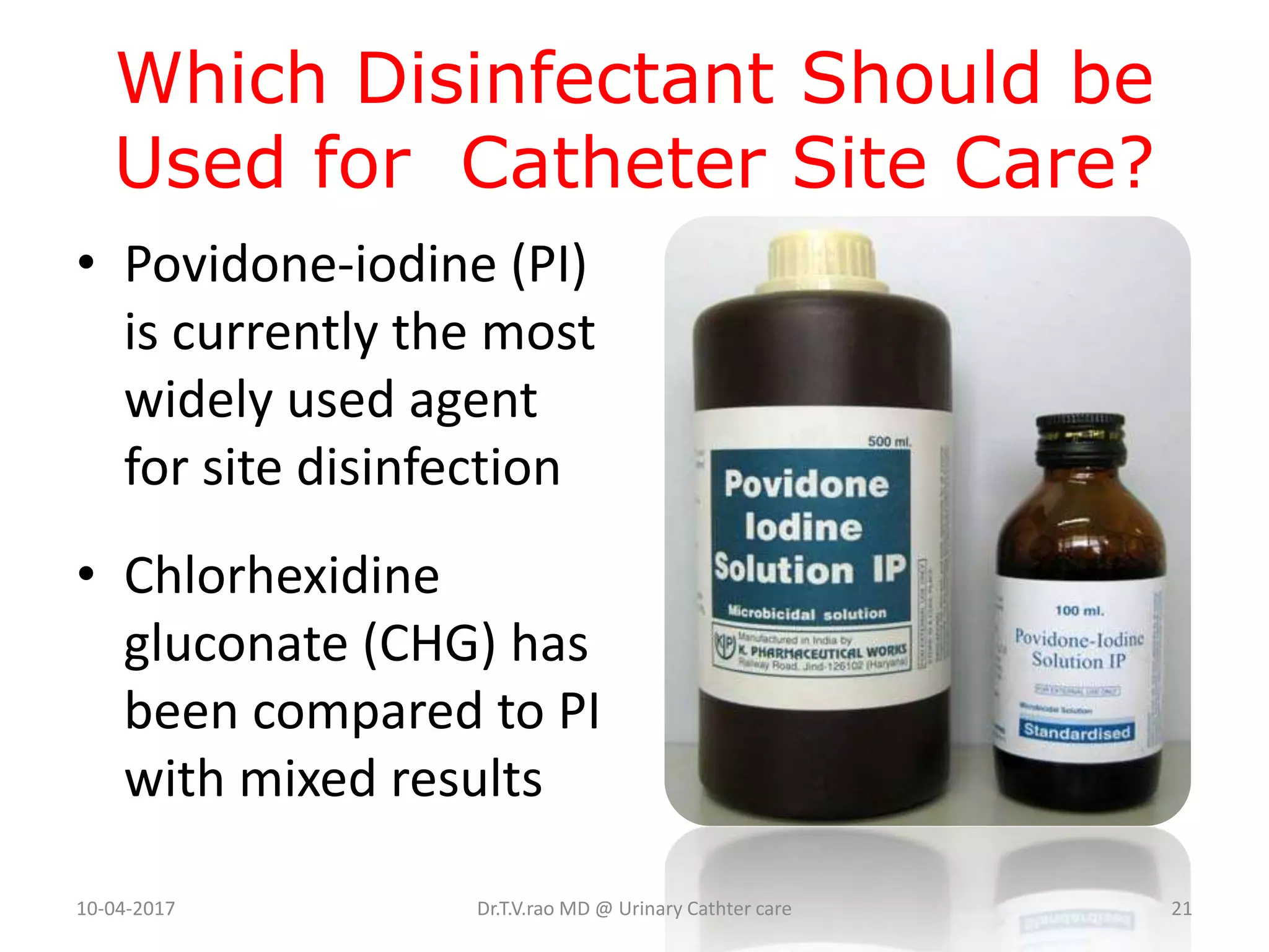 Urinary Catheter Care Principles of Care and Asepsis | PPTX