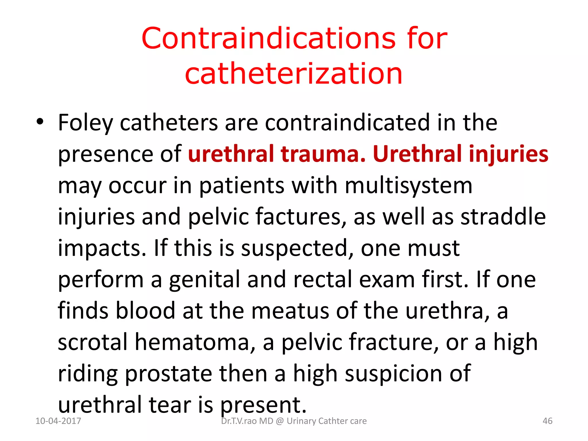 Urinary Catheter Care Principles of Care and Asepsis | PPTX