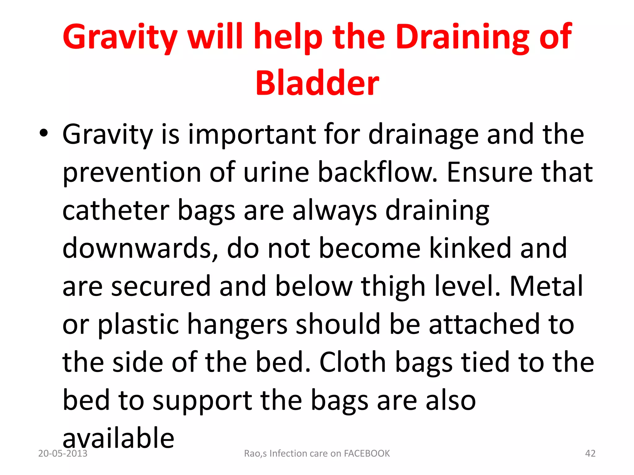 Urinary catheter care by Dr.T.V.Rao MD | PDF