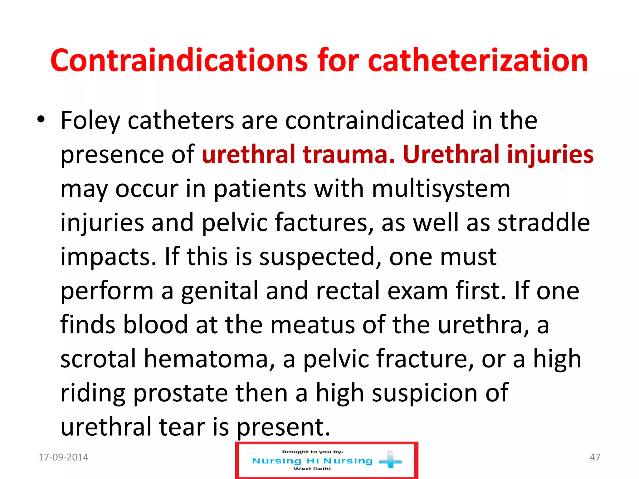 Urinary catheter care skills & asepsis | PPTX