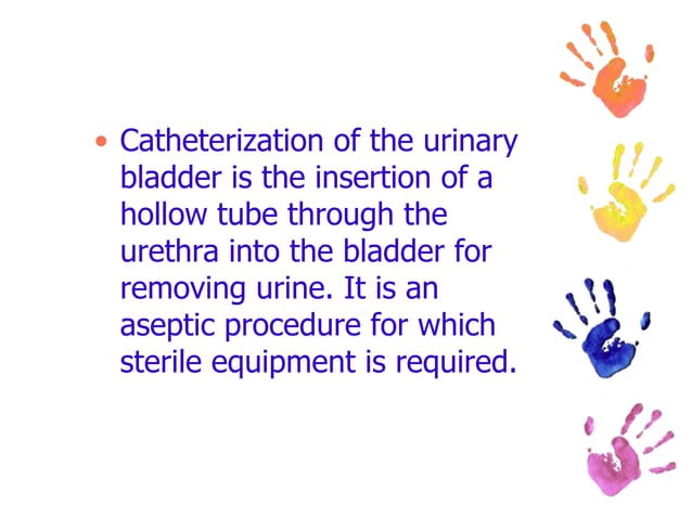 Urinary Catheterization | PPTX | First Aid | Injuries