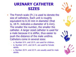Urinary Catheterization | PPTX