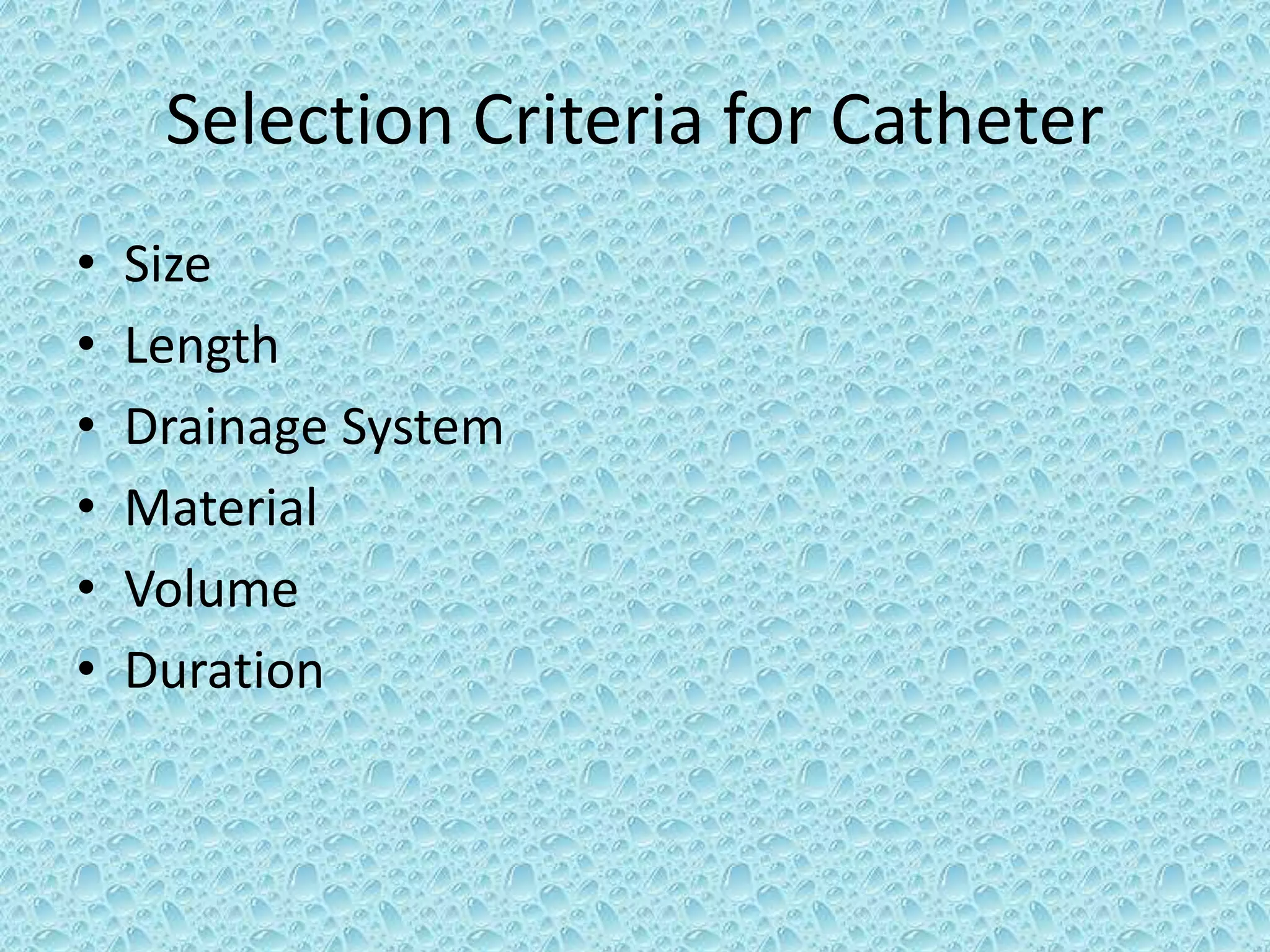 Urinary catheterization | PPTX