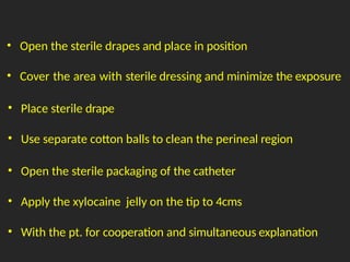 Urinary Catheterization - Foley's Catheterisation.pptx