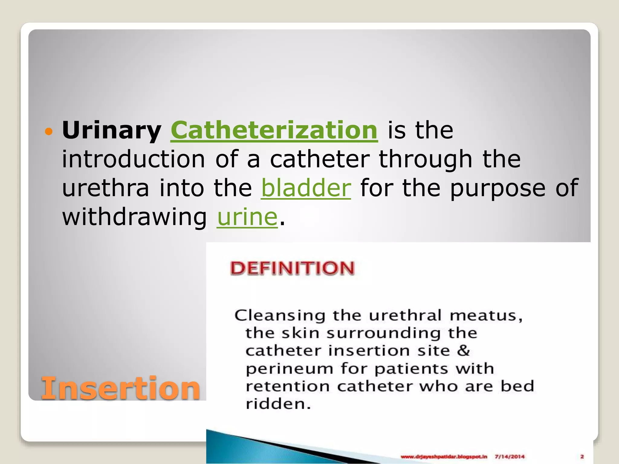 Urinary Catheterization Nursing Procedure & Management ppt.pptx