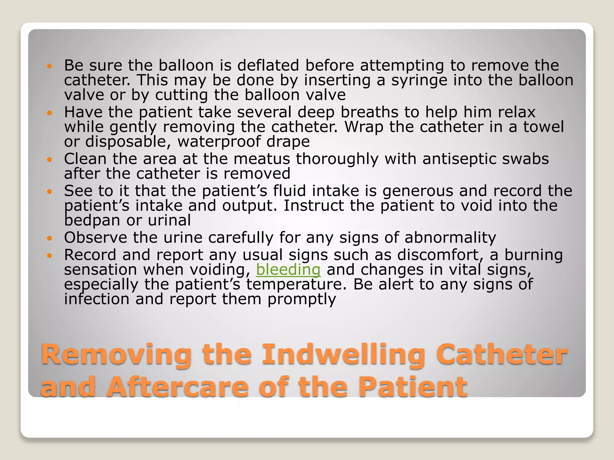 Urinary Catheterization Nursing Procedure & Management ppt.pptx